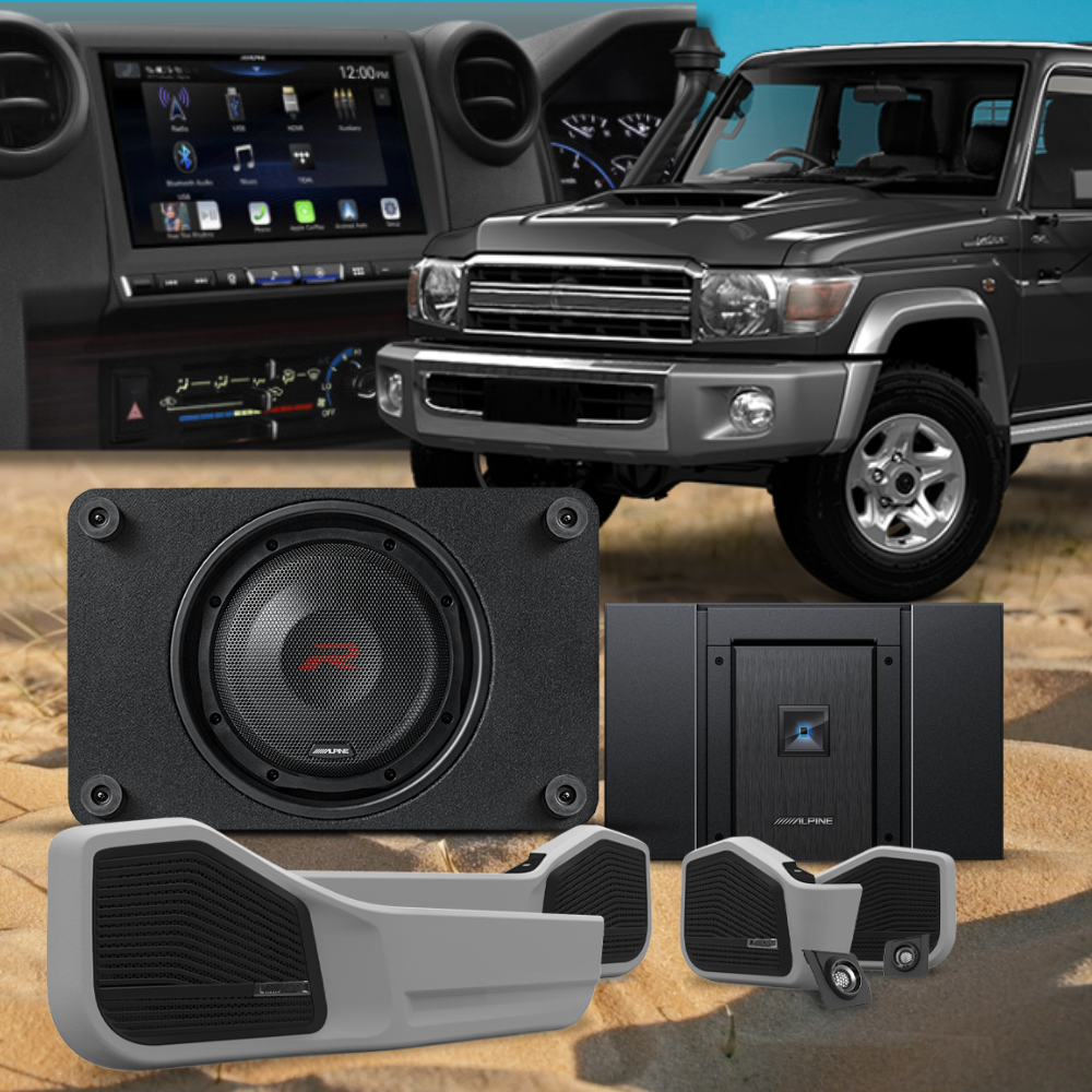 Landcruiser DIY Stage 3 Sound System