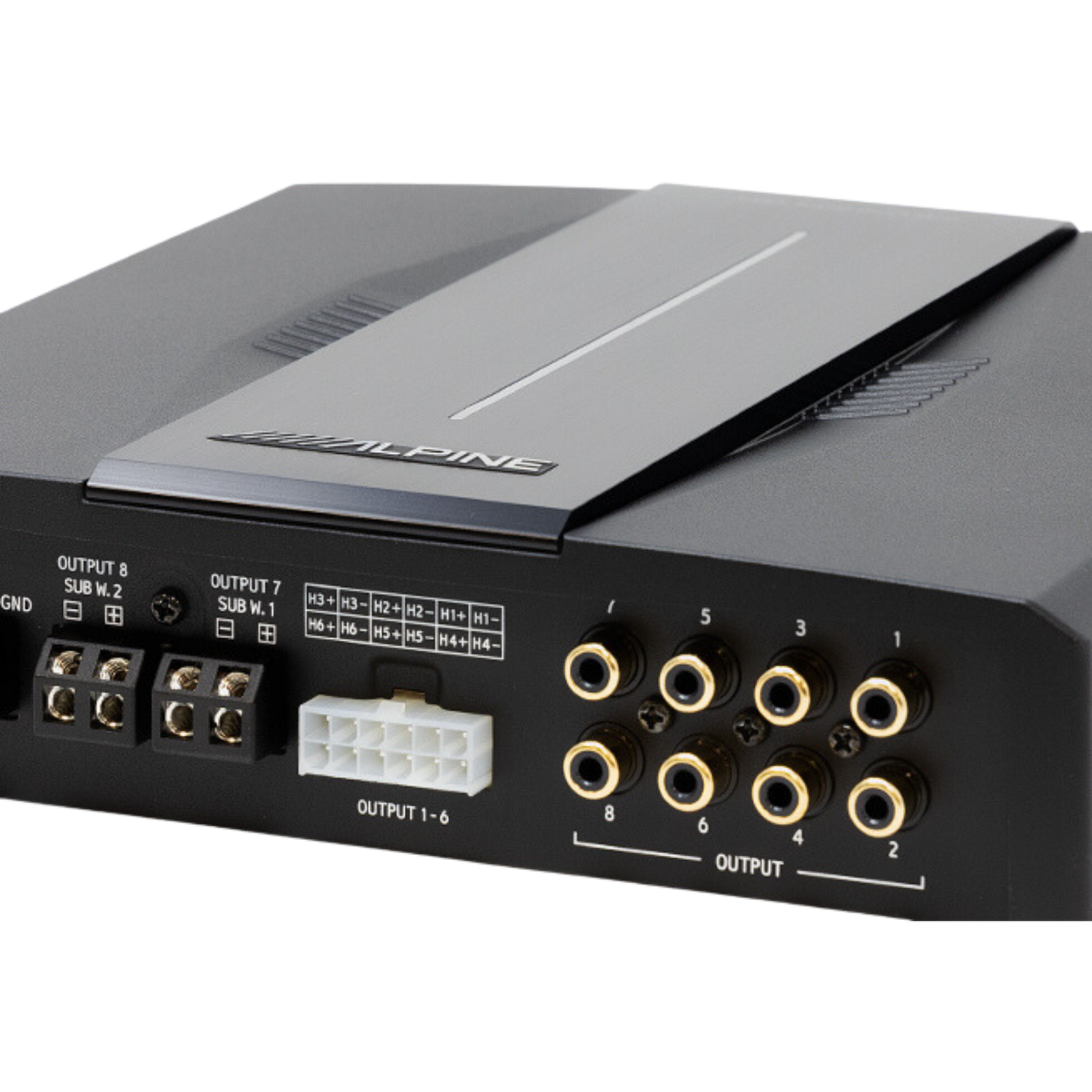 Alpine OPTIM™8 8-Channel Sound Processor and Amplifier with Automatic