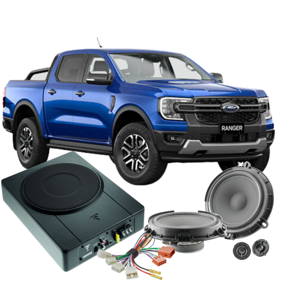 Oz Audio Front Stage DIY Sound System - Underseat Sub + Front Speakers