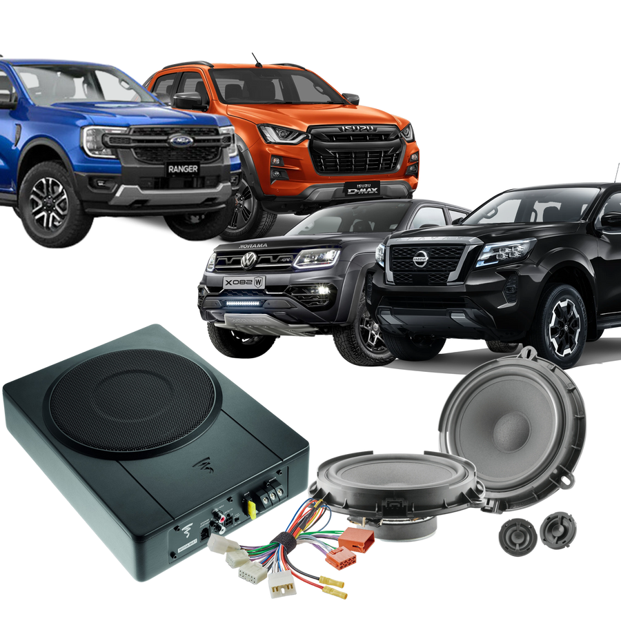 Oz Audio Front Stage DIY Sound System - Underseat Sub + Front Speakers