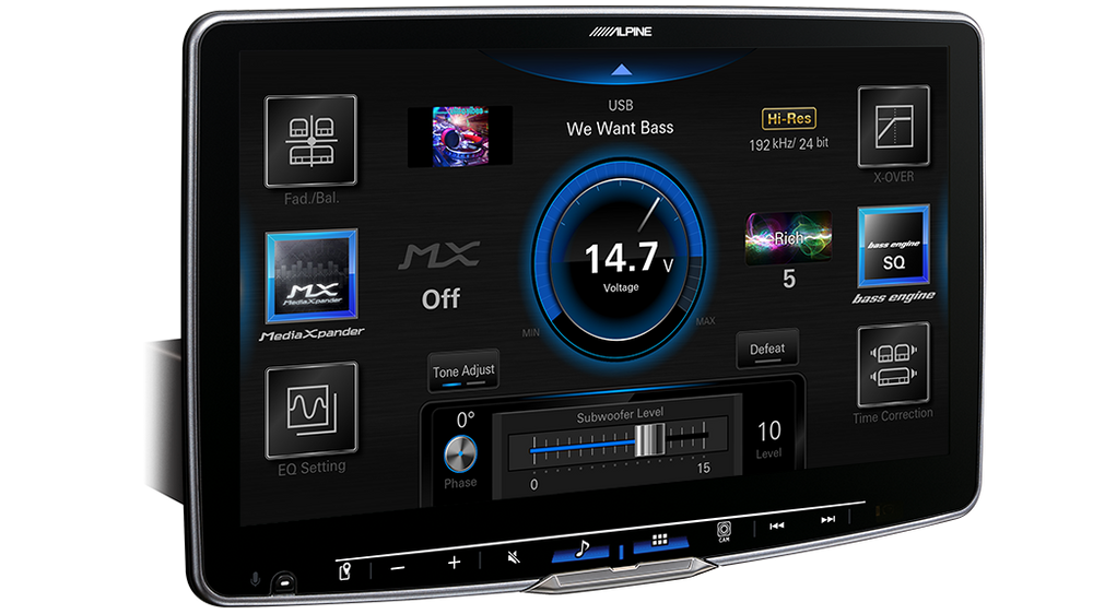 Alpine Hilux Headunit DIY Kit - Wireless CarPlay, Android Auto, HDMI